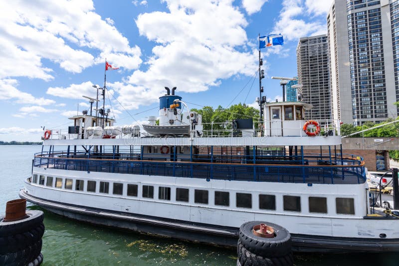 Toronto Island Ferry. Toronto, Ontario, Canada Editorial Image - Image ...