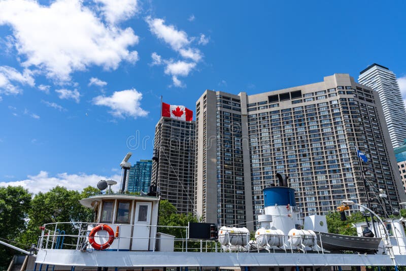 Toronto Island Ferry. Toronto, Ontario, Canada Editorial Stock Image ...