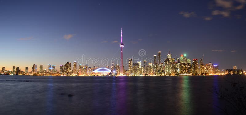 Toronto Island View stock image. Image of tower, scence - 93380993