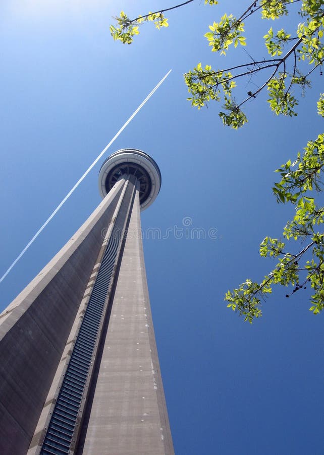 CN Tower Toronto Canada editorial photography. Image of observatory ...