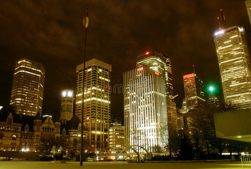 Toronto night life stock photo. Image of lights, life - 14033668