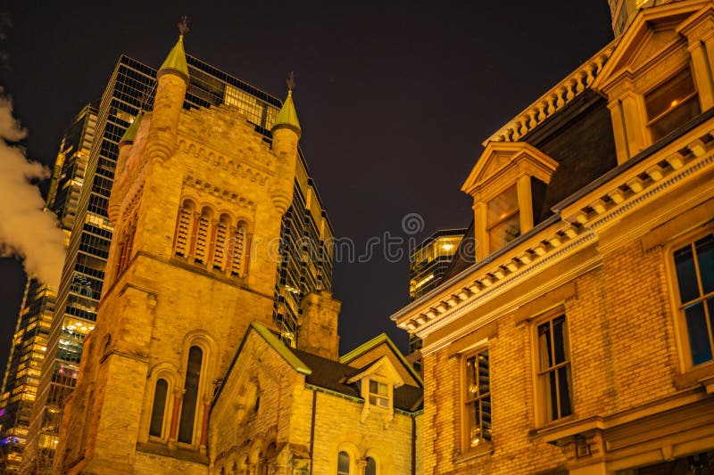 Toronto Night View (Canada) Stock Photo - Image of building, state ...