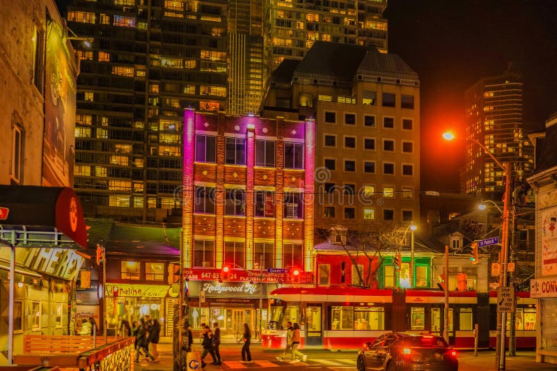 Toronto Night View (Canada) Stock Photo - Image of north, state: 272310728