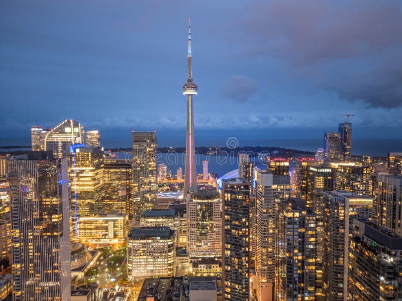 Toronto, Ontario, Canada Skyline Editorial Stock Photo - Image of ...