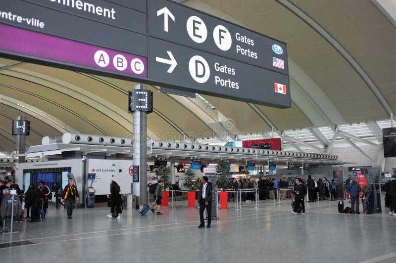 Toronto Pearson International Airport Editorial Photography - Image of ...