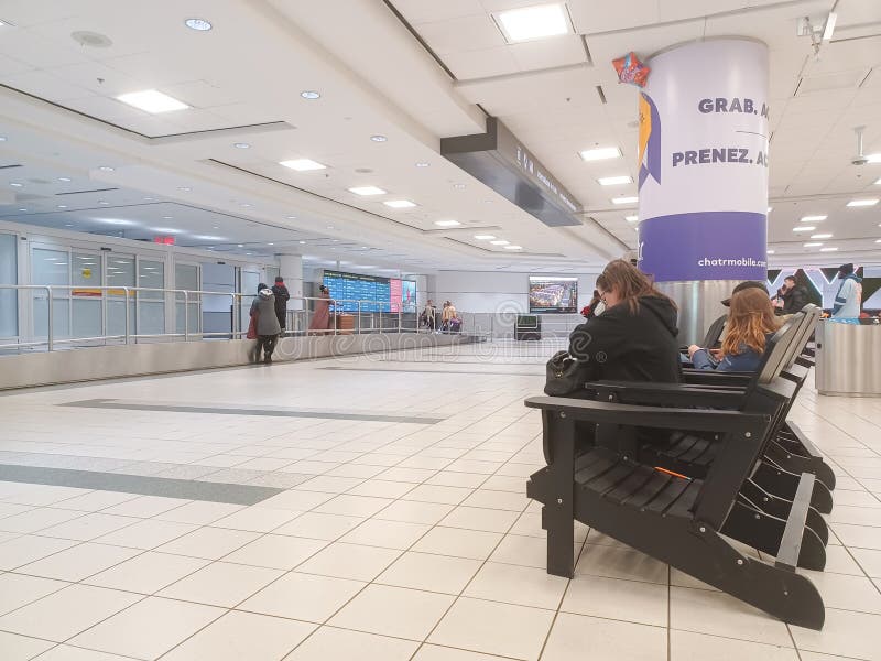 Toronto Pearson International Airport Terminal Editorial Stock Image ...
