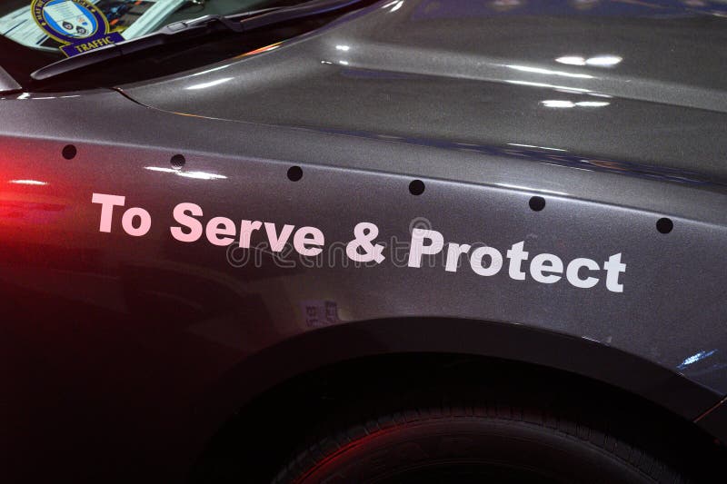 Toronto Police car sign editorial image. Image of road - 321820435