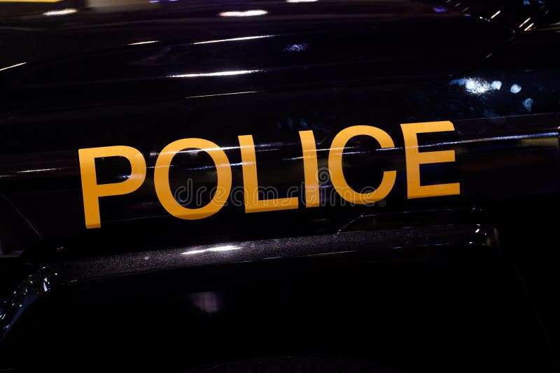 Toronto Police car sign stock photo. Image of canada - 344555560