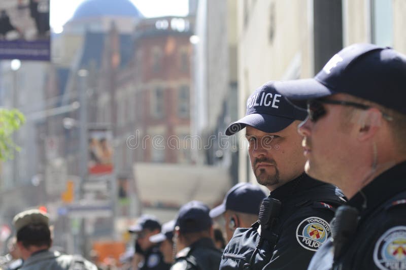 Toronto police officers. editorial stock photo. Image of policemen ...