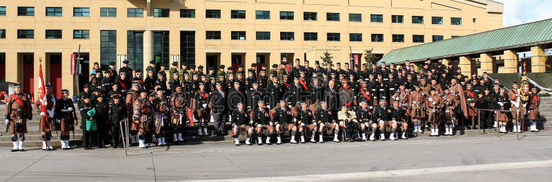 Toronto Scottish Regiment 1 Editorial Photography - Image of ...