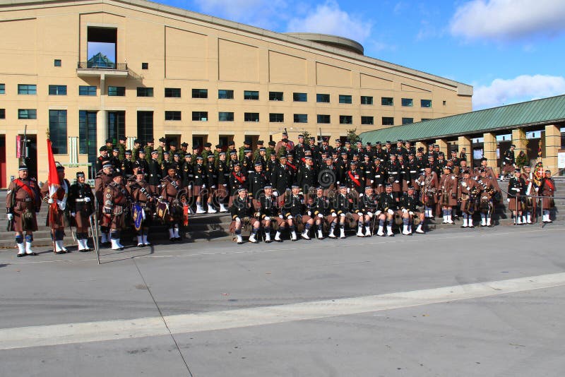 Toronto Scottish Regiment 4 Editorial Stock Image - Image of reserve ...