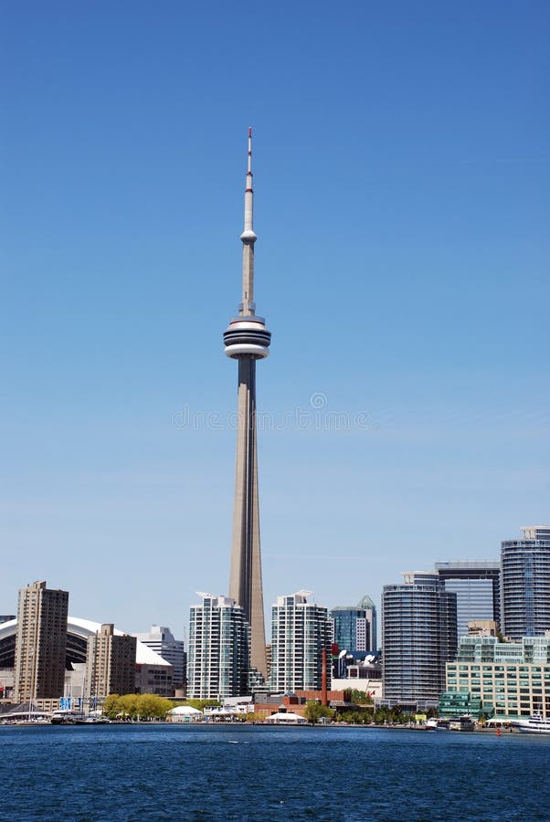 Toronto skyline stock image. Image of serene, attraction - 14721027