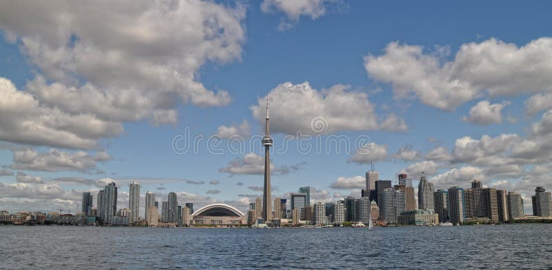 Toronto Skyline editorial image. Image of tower, urban - 21146835