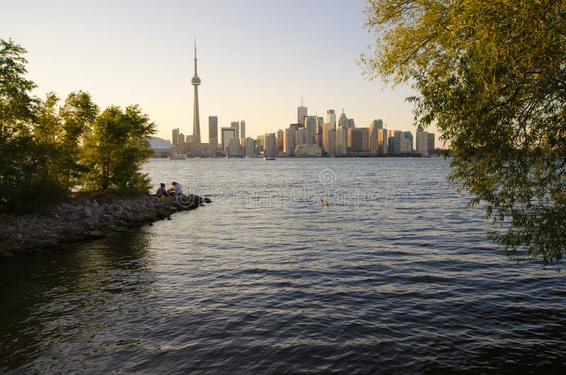 Toronto Skyline stock image. Image of spectacular, skyscraper - 26366407