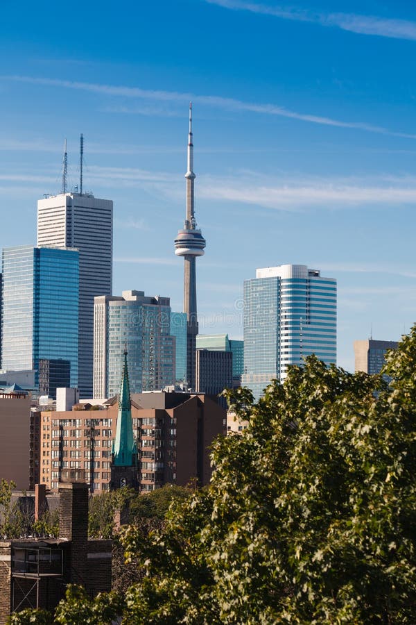 Toronto skyline editorial stock image. Image of large - 29632794