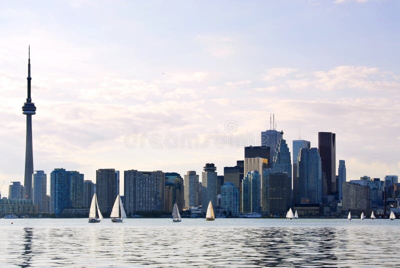 Toronto skyline stock photo. Image of building, close - 8121284