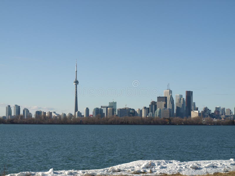 Toronto City Skyline stock image. Image of dome, harbor - 9912315