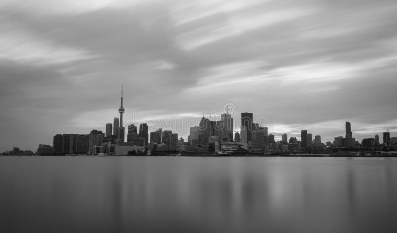 Beautiful Black White Photo Toronto Skyline Stock Photos - Free ...