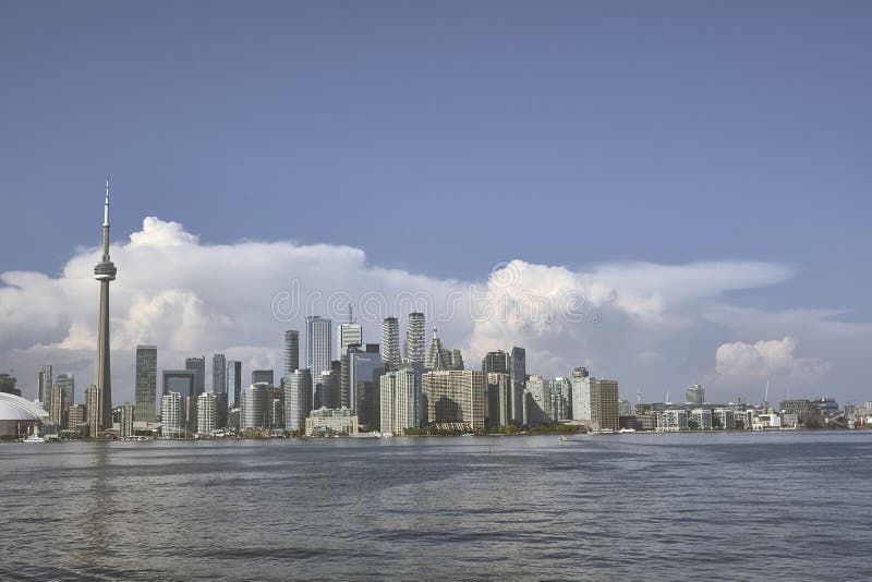 Toronto Skyline in a Sunny Day Editorial Stock Image - Image of canada ...