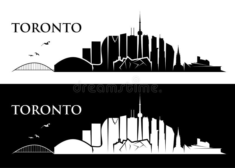 Toronto Skyline - Canada - Vector Illustration Stock Vector ...