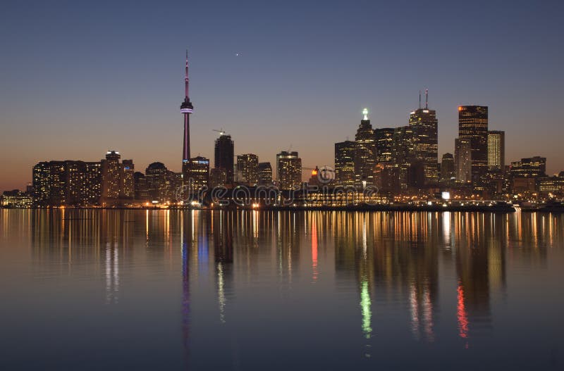 Toronto Skyline in Ontario, Canada. Stock Photo - Image of clear ...