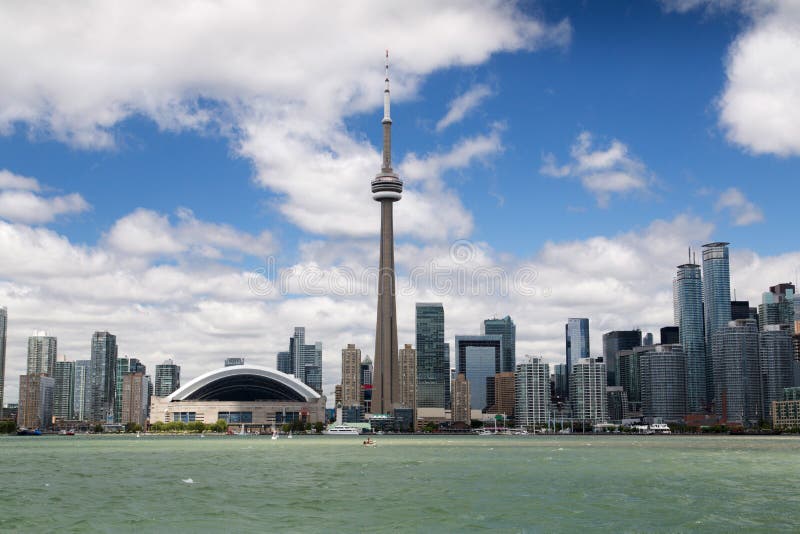 Toronto, skyline stock image. Image of toronto, office - 91420467