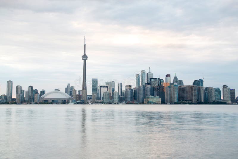Toronto, skyline stock photo. Image of reflection, high - 91420814