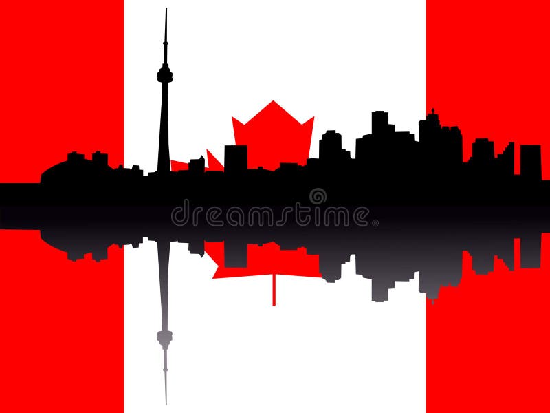 Ontario with flag stock vector. Illustration of world - 3138793