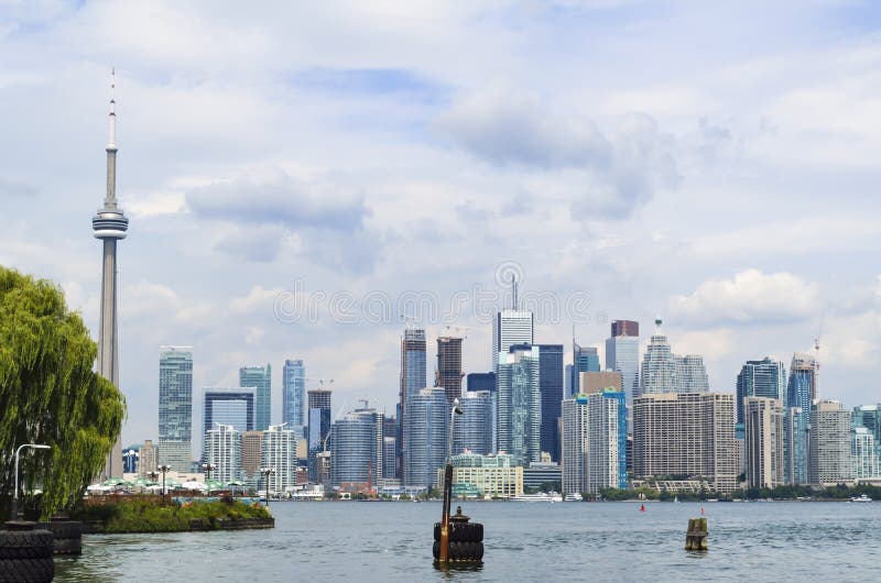 Toronto Skyline - Ontario - Canada Editorial Photo - Image of business ...