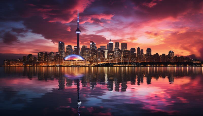 Toronto Skyline Blue Stock Illustrations – 272 Toronto Skyline Blue ...