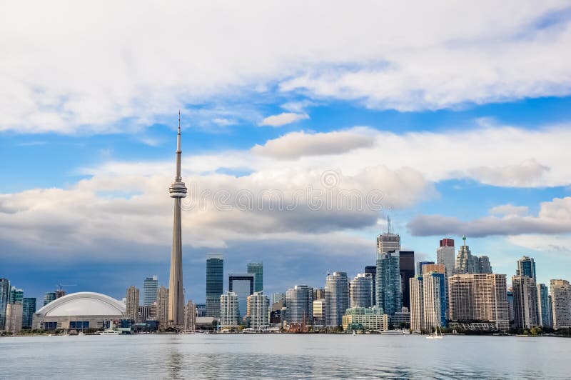 Toronto Skyline stock image. Image of colorful, nighttime - 50603901