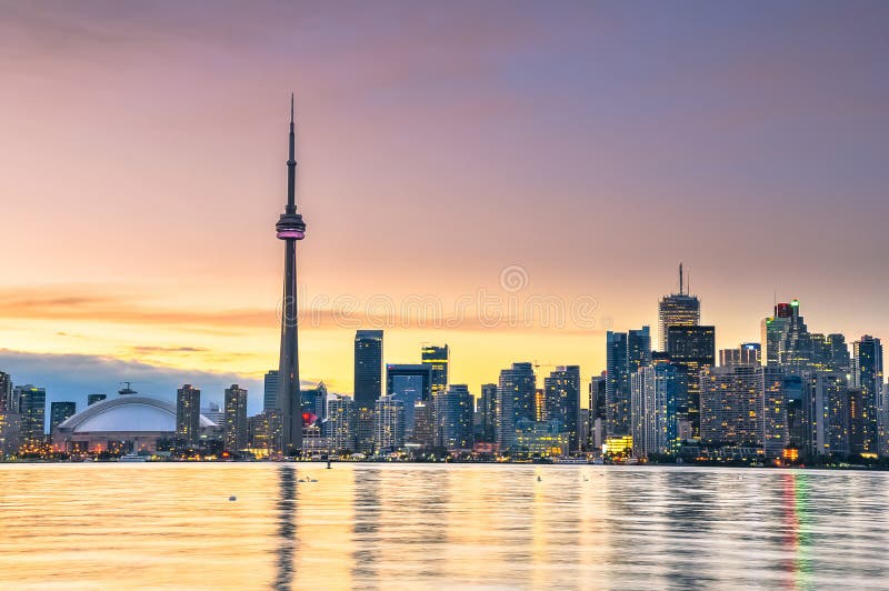 Toronto Skyline stock photo. Image of office, color, colour - 50606860