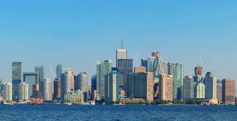 Toronto Stadtbild, Blick Von Oben, Stadt Toronto, Kanada. Die Stadt ...