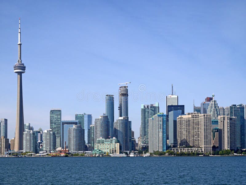 Toronto skyline editorial photography. Image of waterfront - 44748612