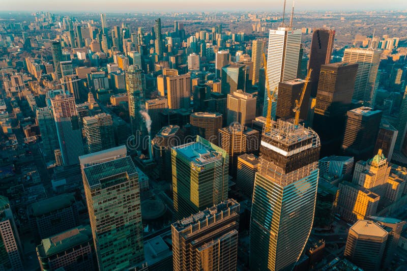 Toronto Skyscrapers (Canada) Editorial Stock Image - Image of tower ...