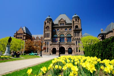Toronto in Spring stock image. Image of spring, blooms - 19511497