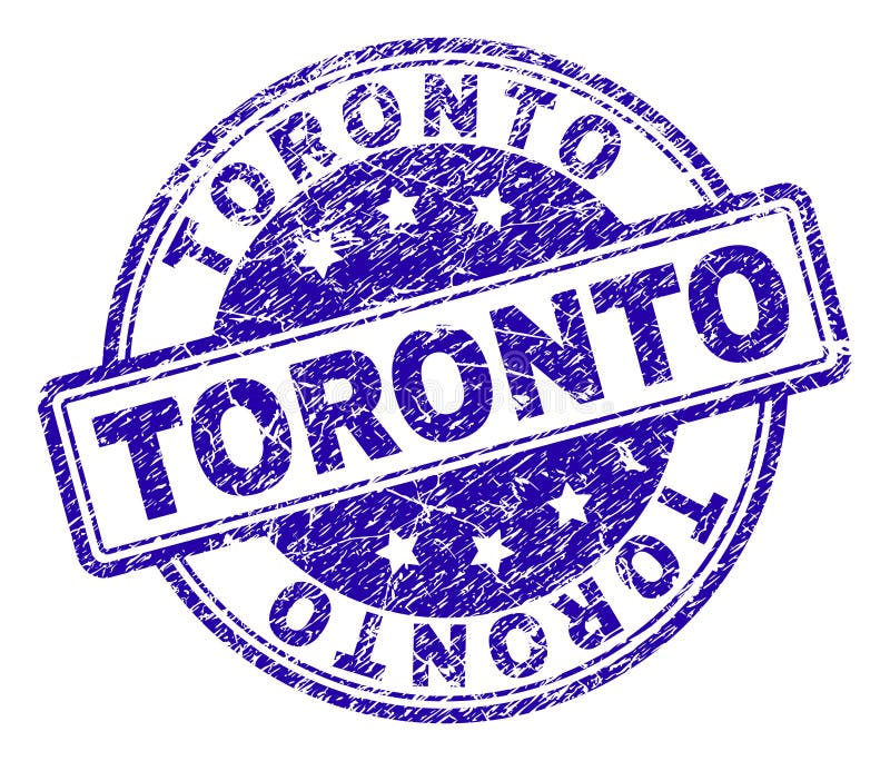 Scratched Textured TORONTO Stamp Seal Stock Vector - Illustration of ...