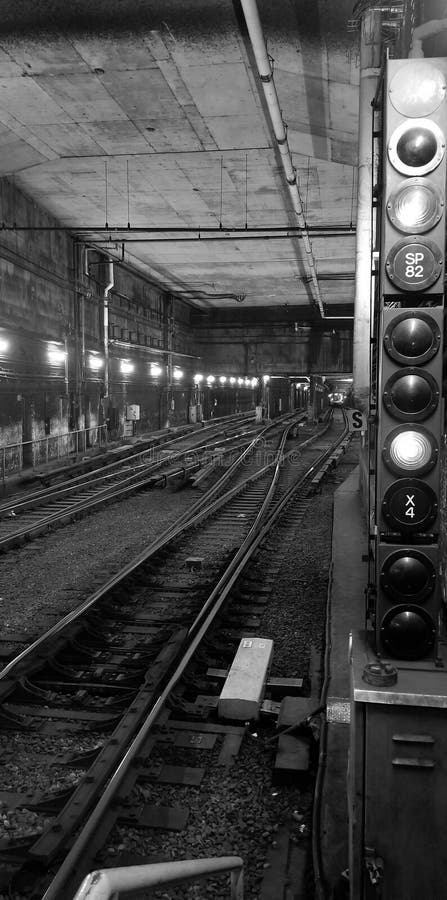 Toronto subway stock image. Image of black, lights, tracks - 112440617