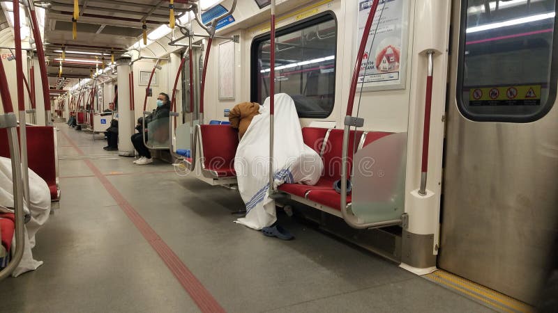 Toronto Subway Wagon Inside View Editorial Photography - Image of ...