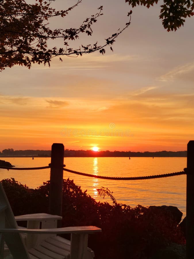 08: Toronto Sunrise, Ontario Place, October 14, 2021 Stock Image ...