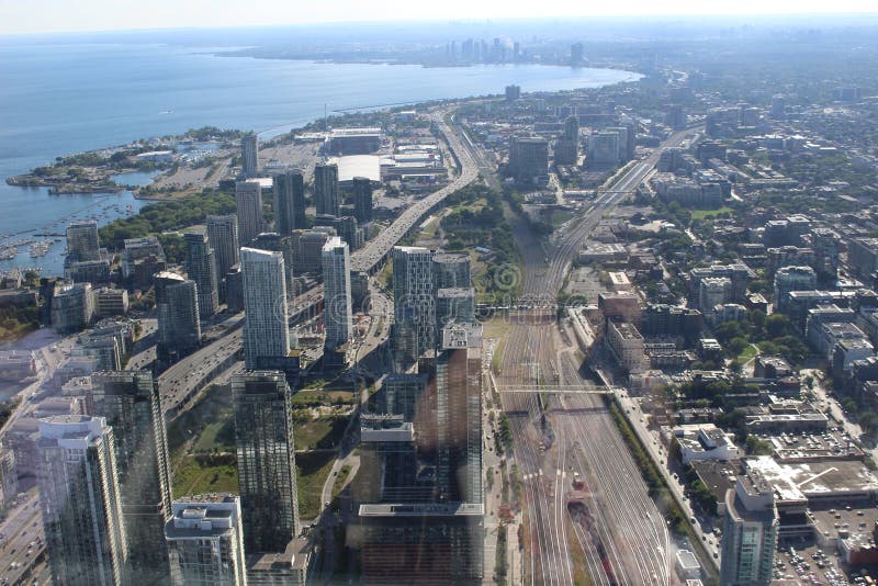 Toronto stock image. Image of august, canada, view, city - 108552985
