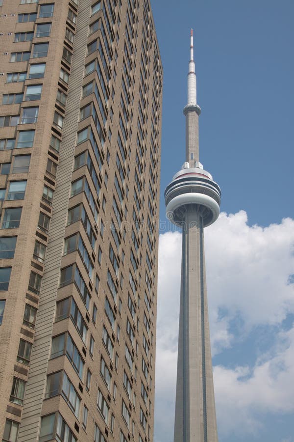 Toronto tower stock photo. Image of office, abstract - 18352870
