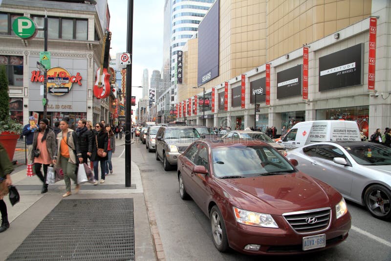 Traffic in Toronto editorial image. Image of busy, major - 19796805