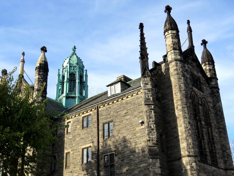 Toronto University Building of Trinity College 2016 Stock Photo - Image ...