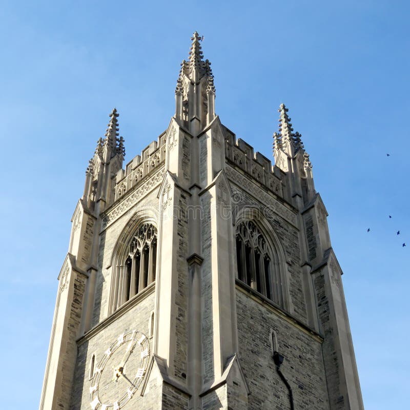 Toronto University Top of Soldiers Tower 2016 Stock Image - Image of ...