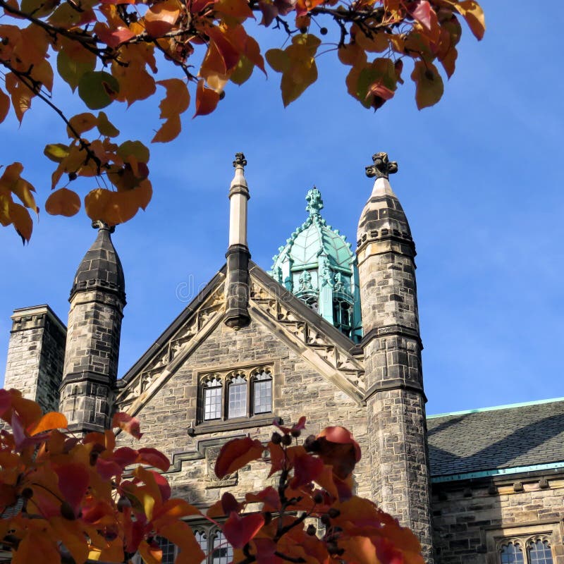 Toronto University Upper Part of Trinity College 2016 Editorial Photo ...