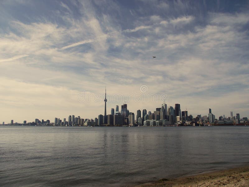 Toronto view from Island stock image. Image of urbanization - 81603955