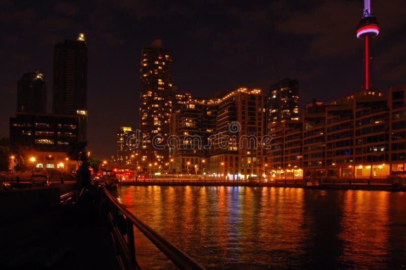 Toronto water front stock photo. Image of downtown, skyscrapers - 4386060