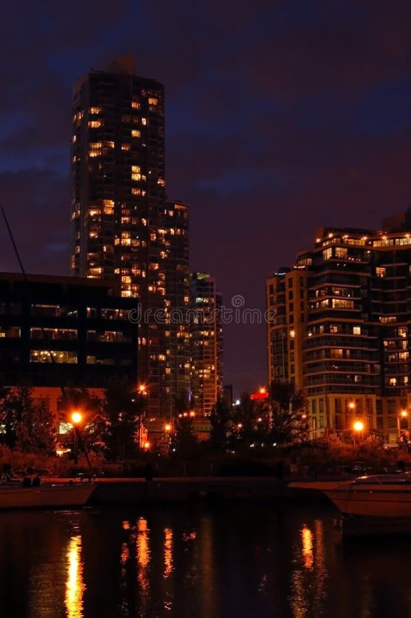 Toronto water front stock photo. Image of downtown, skyscrapers - 4386060