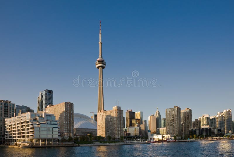 Toronto waterfront editorial photography. Image of skyscraper - 8515652